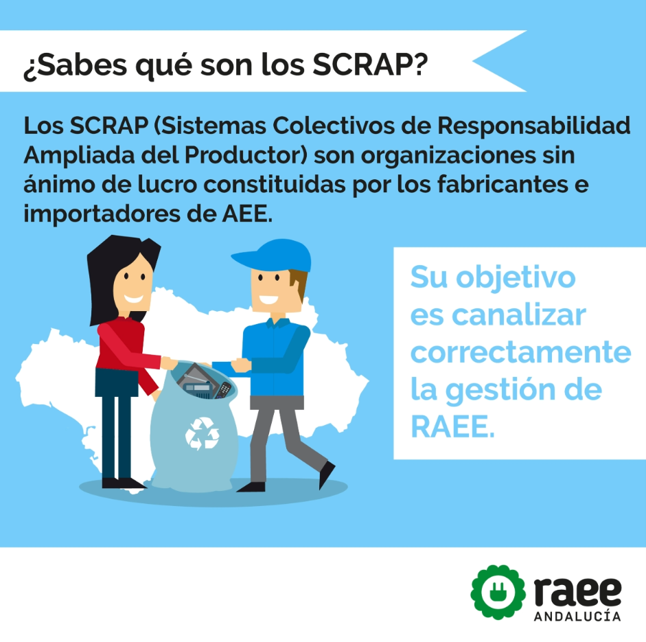 Qué son los SCRAP y cuáles operan en Andalucía | Raee Andalucía